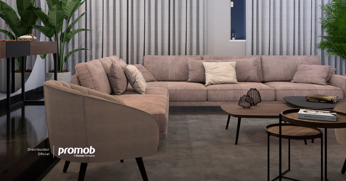 Renders de Salas - Promob